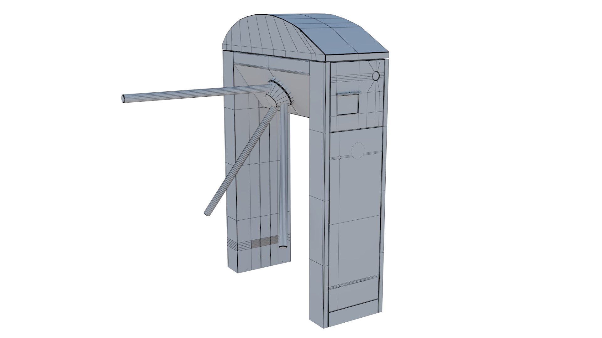 3D Turnstile Model - TurboSquid 1915034