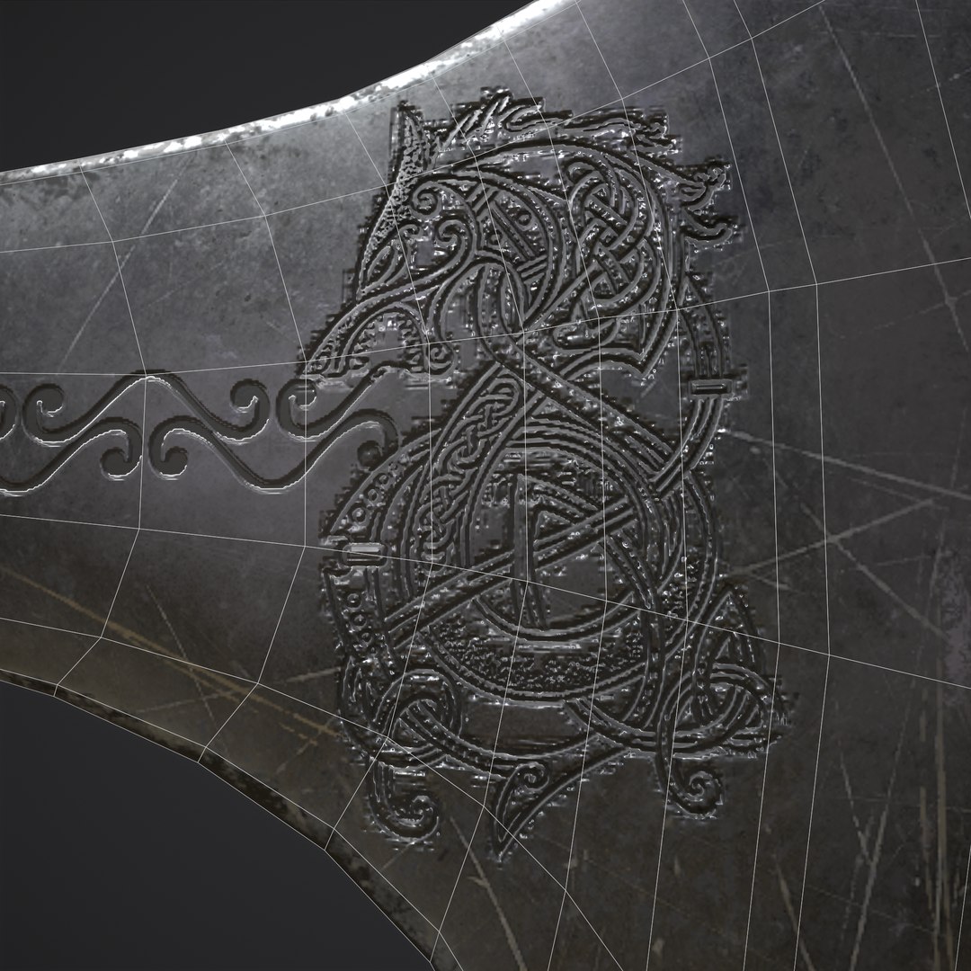 3D Model Double Sided Axe - TurboSquid 1820294