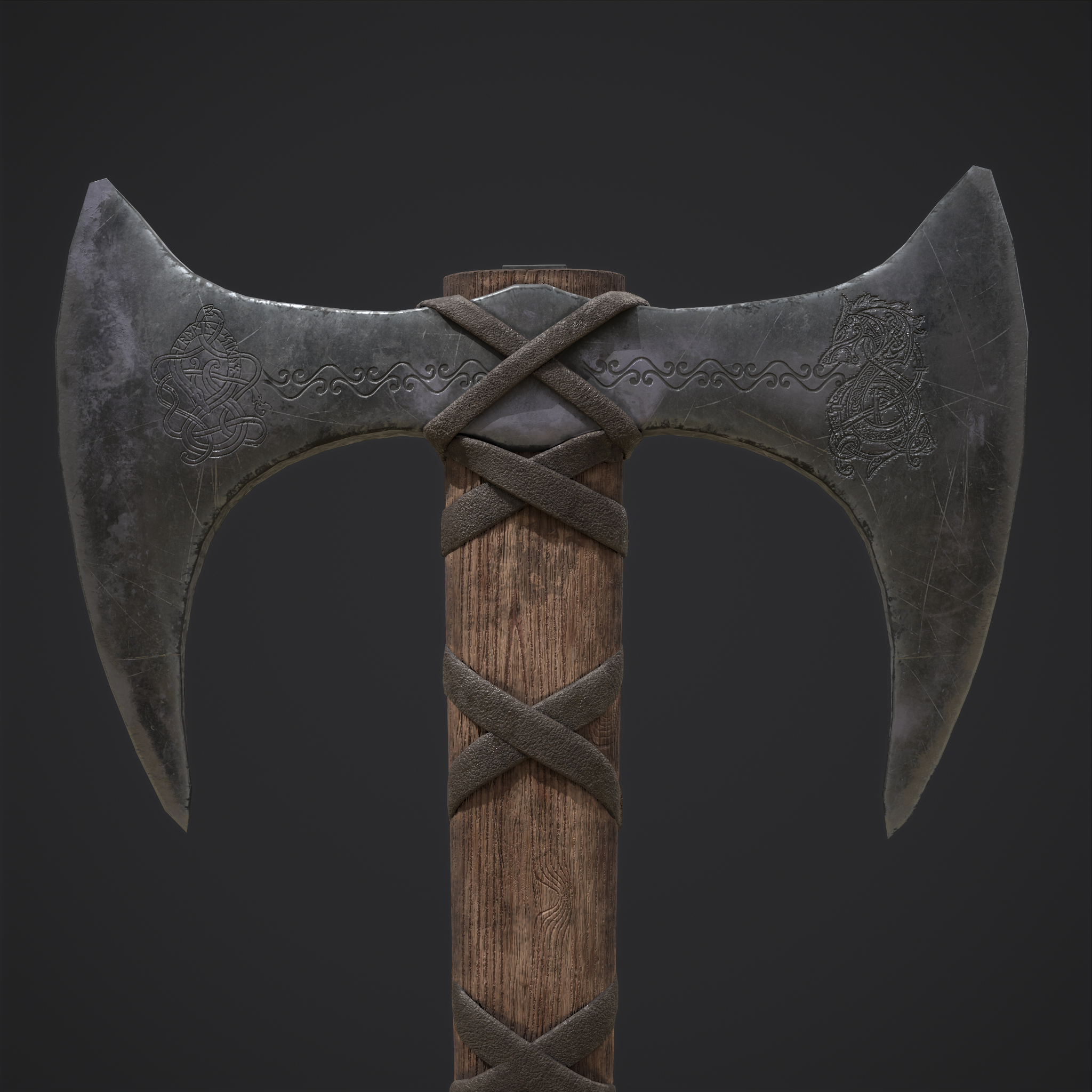 3D model Double Sided Axe - TurboSquid 1820294