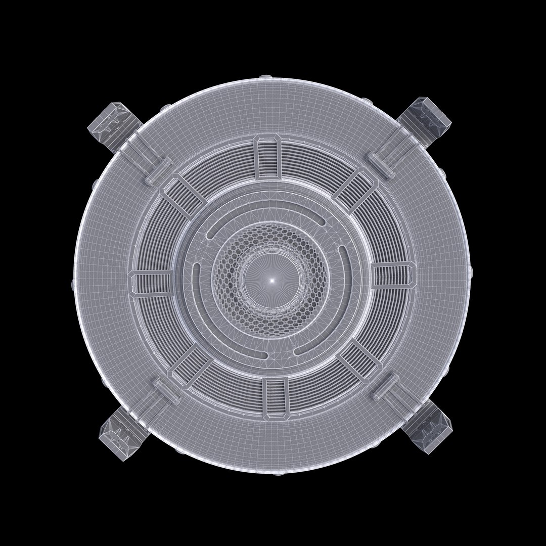 Sci Fi Turntable 3d Obj