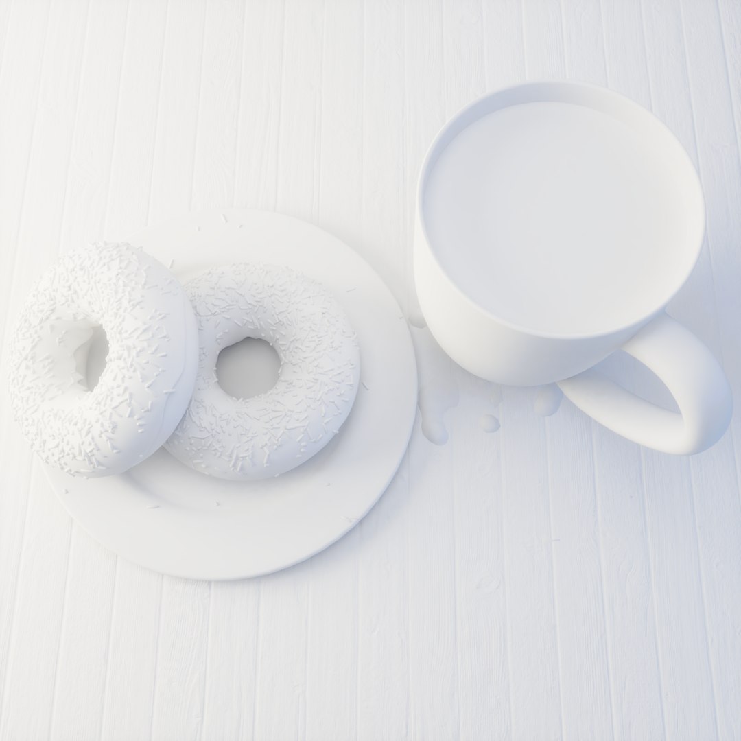 Scene Donut 3D - TurboSquid 1246940