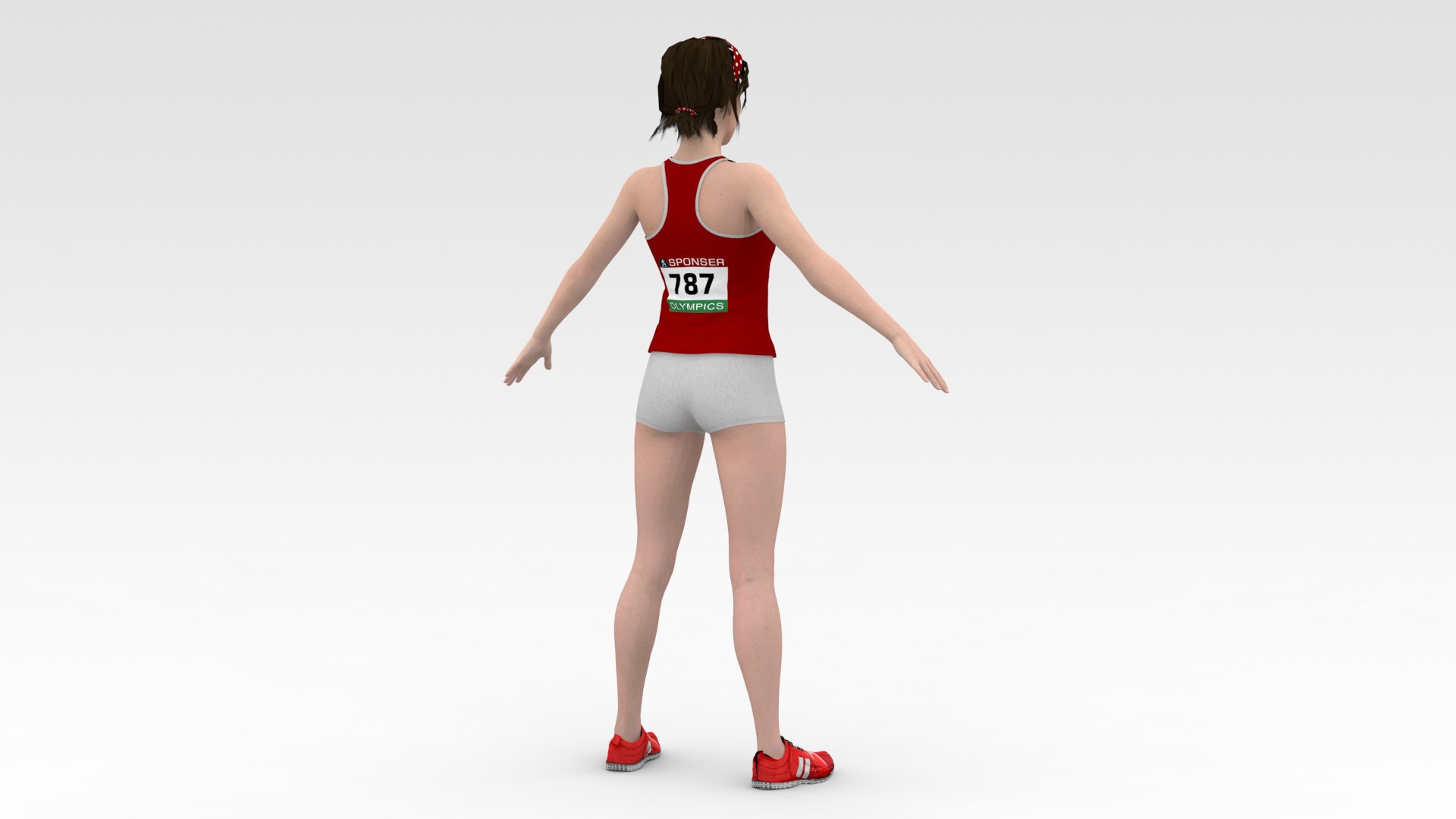 Athlete Runner 01 Model - TurboSquid 1816074