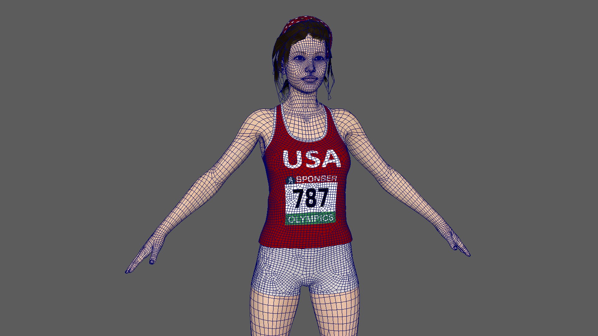 Athlete Runner 01 Model - TurboSquid 1816074