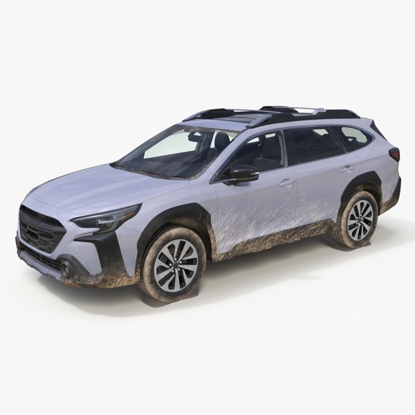 modelo 3d Crossover urbano moderno color plata sucio - TurboSquid 2357923