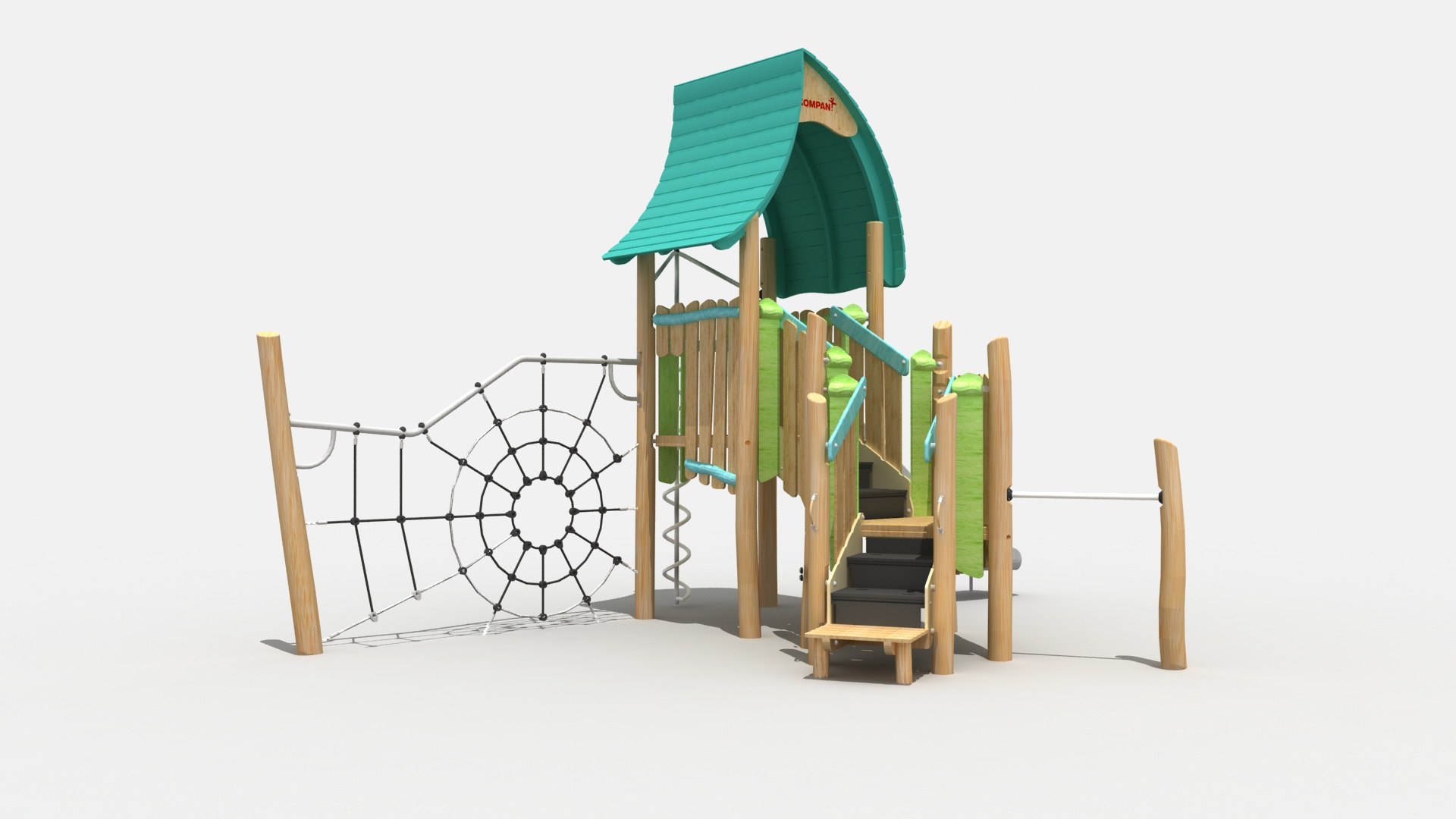 Log Cabin Theme Playground 3D Model - TurboSquid 2229654