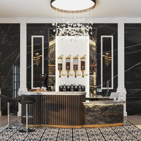 Coffee Bar 3D Models for Download | TurboSquid