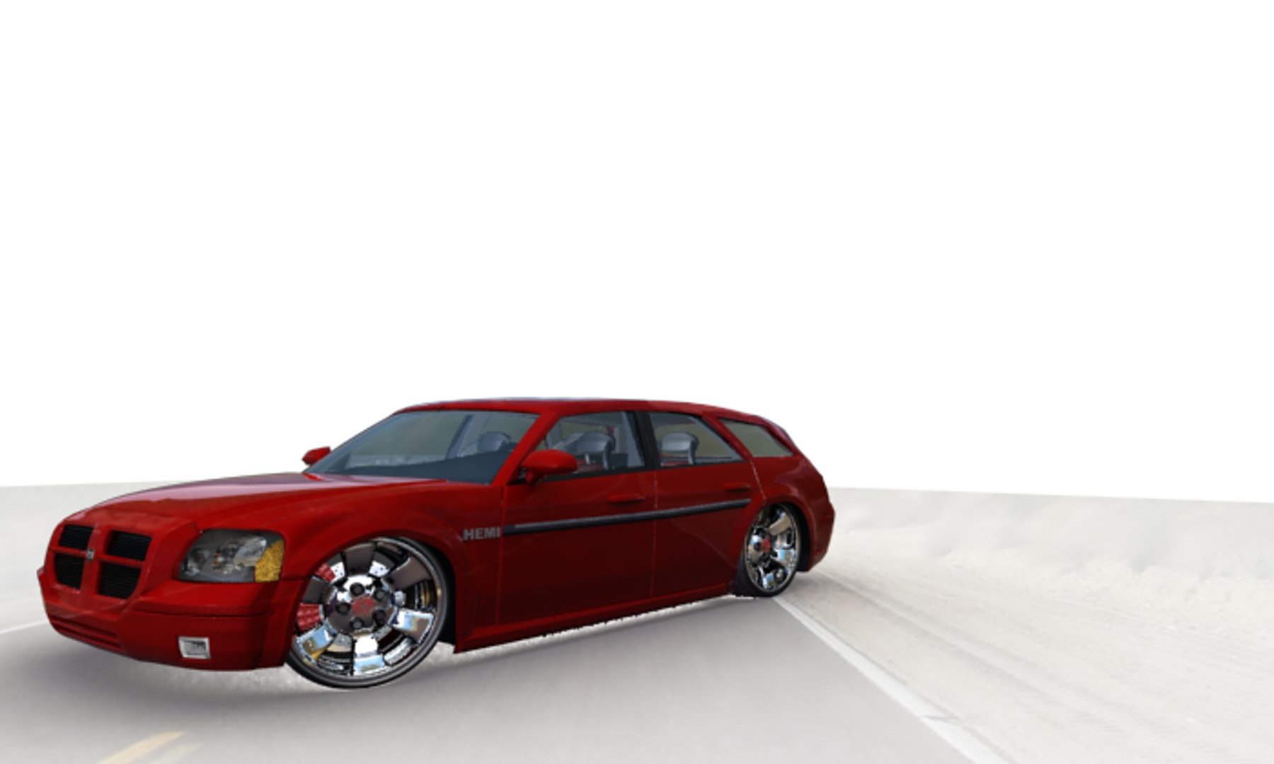 Dodge Magnum 3d Model