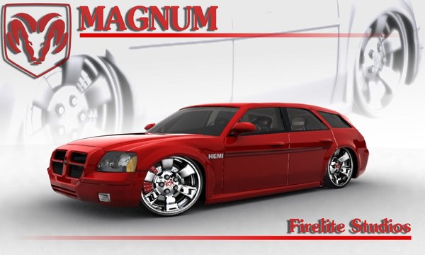 Esquivar Magnum 2024 Dodge Magnum Hellcat Render Combinado Basado En