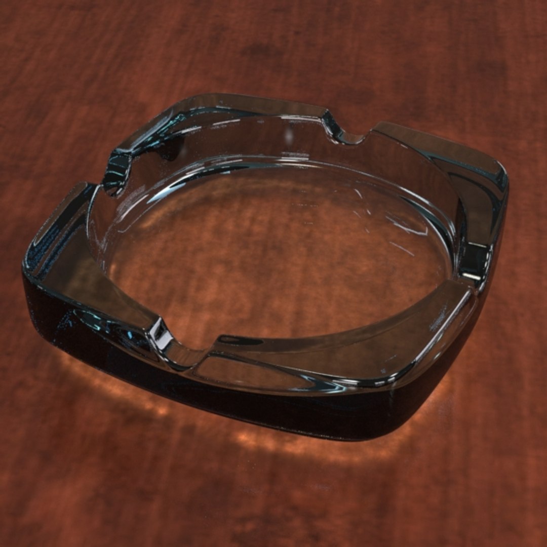 3d Ash Tray Model