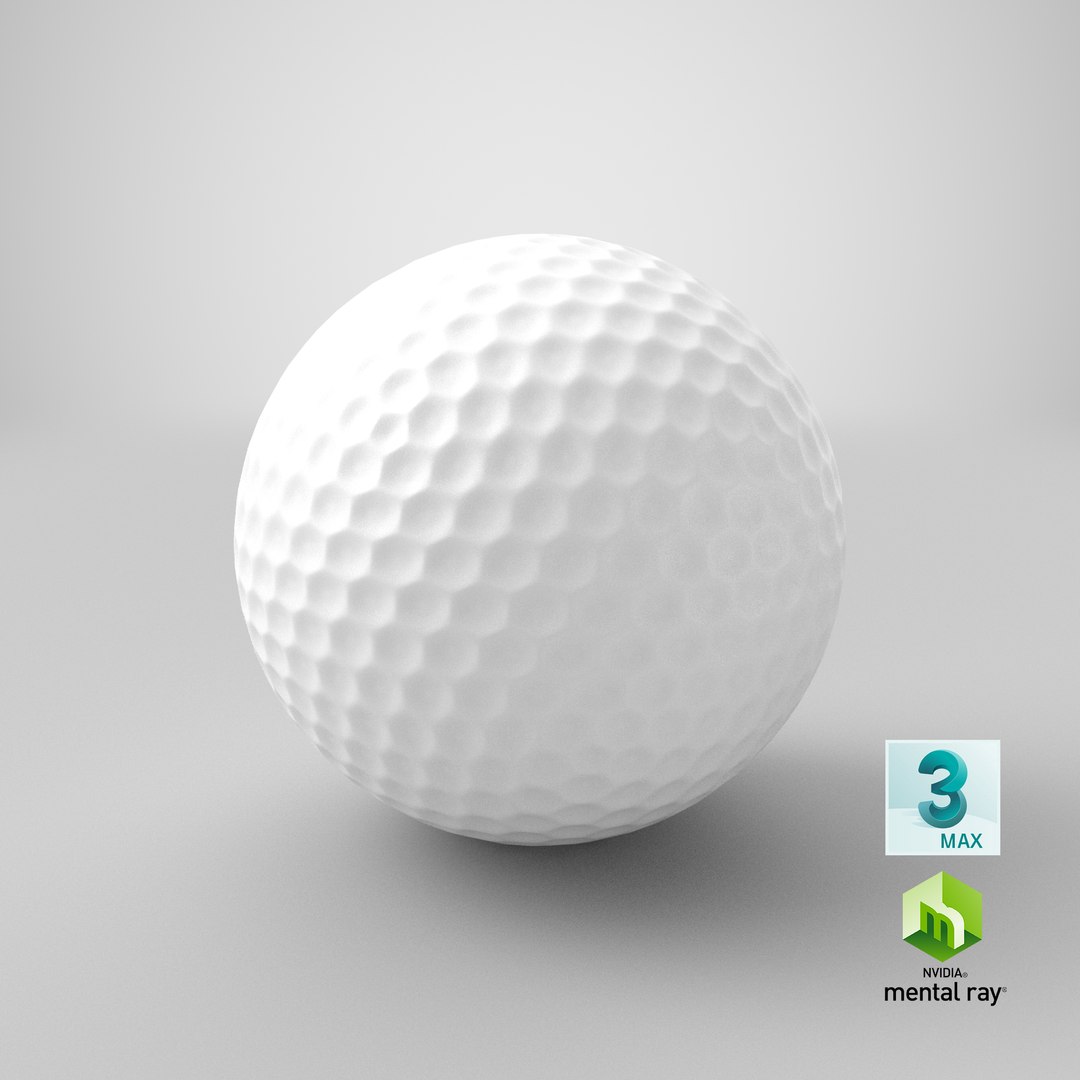 Realistic golf ball 3D model - TurboSquid 1594829