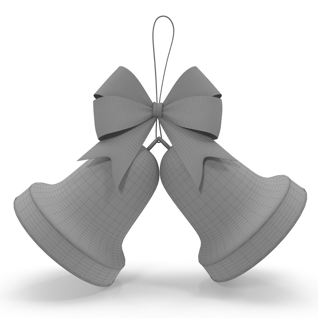 3d christmas bell