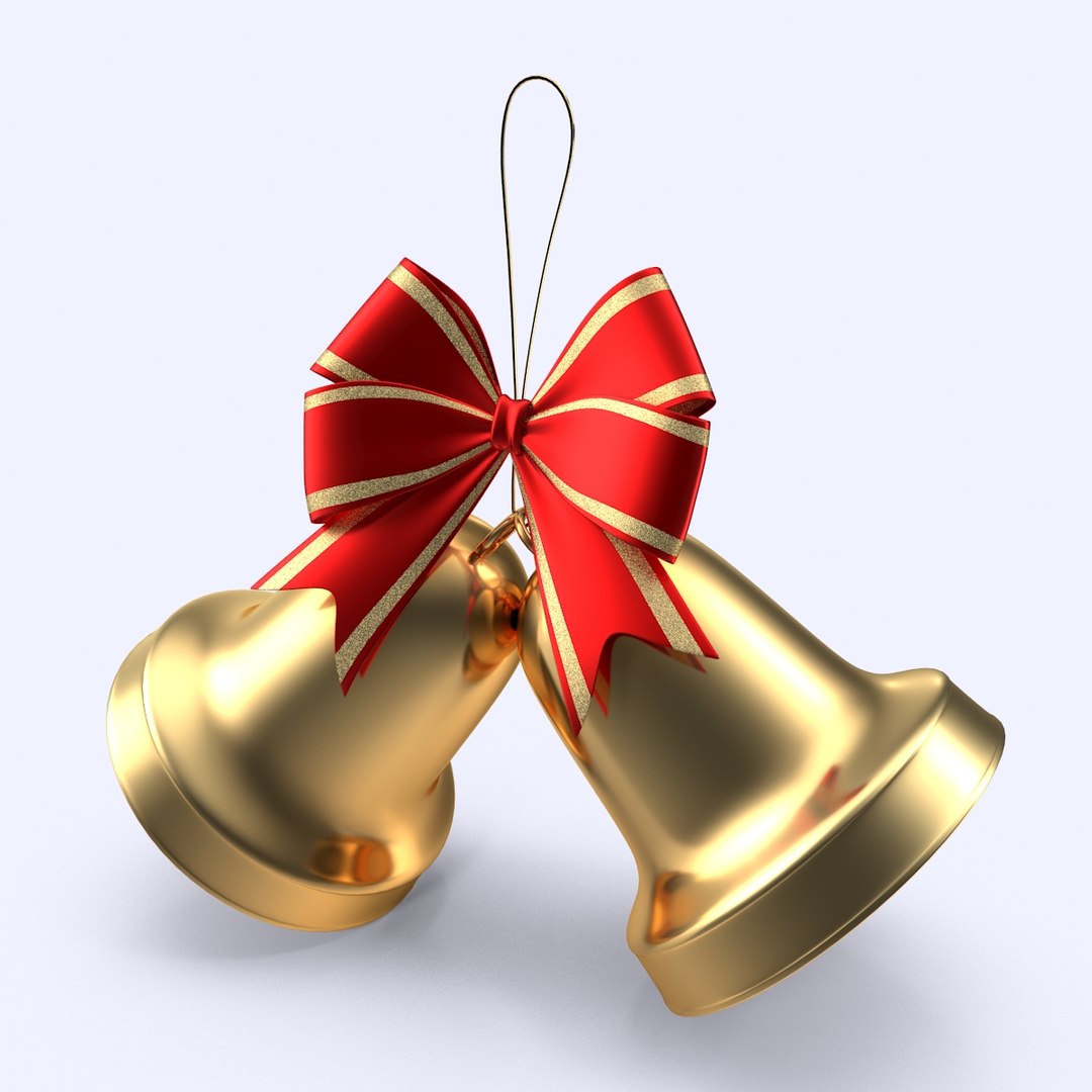 3d christmas bell