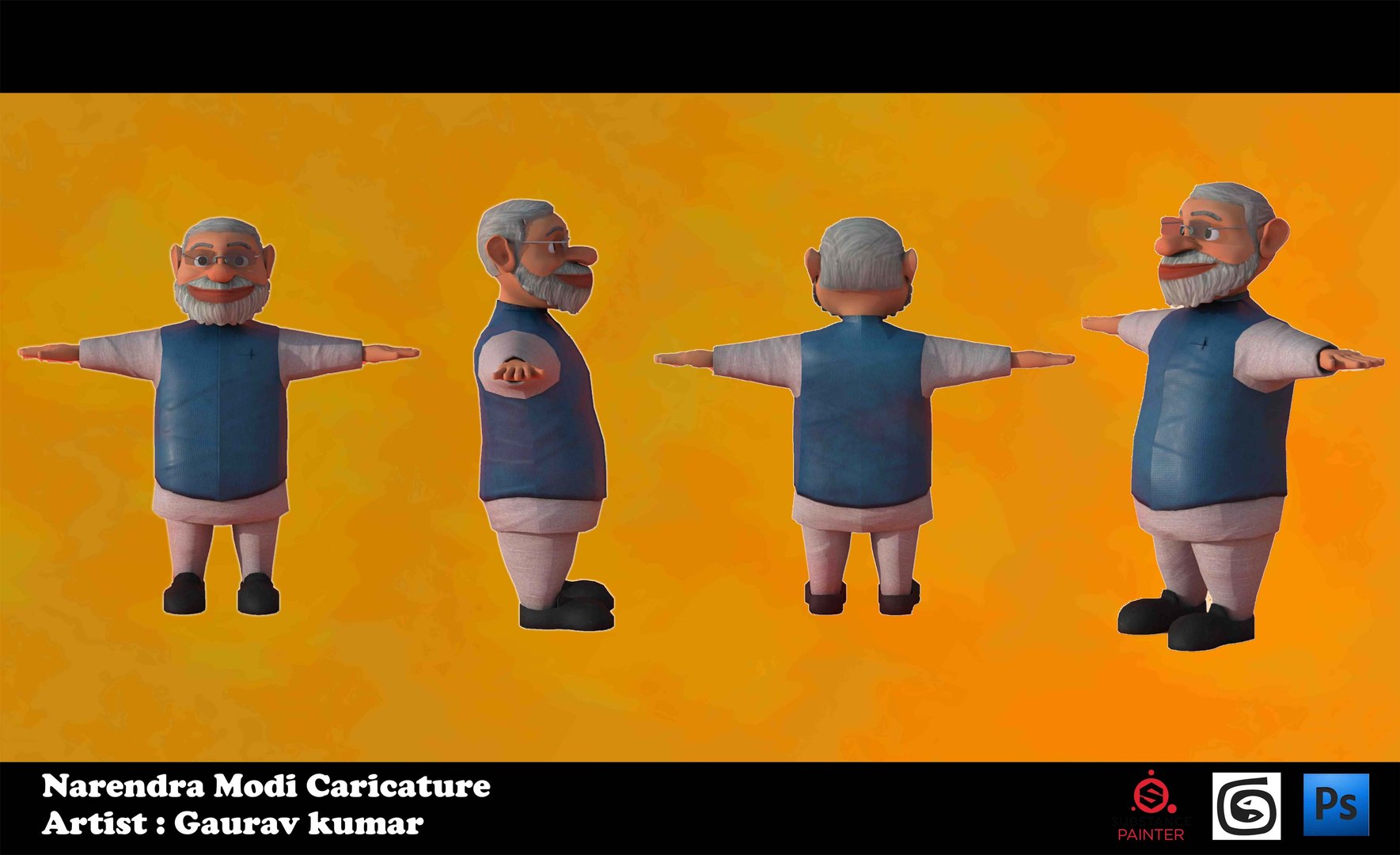 Pm Modi 3D Model - TurboSquid 1424954