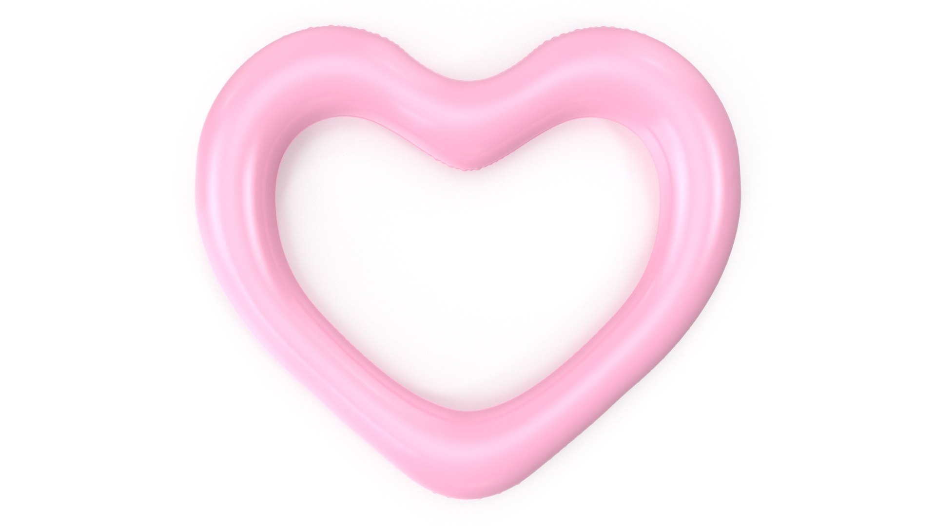 3D Pink Heart Pool Float Model - TurboSquid 1754193