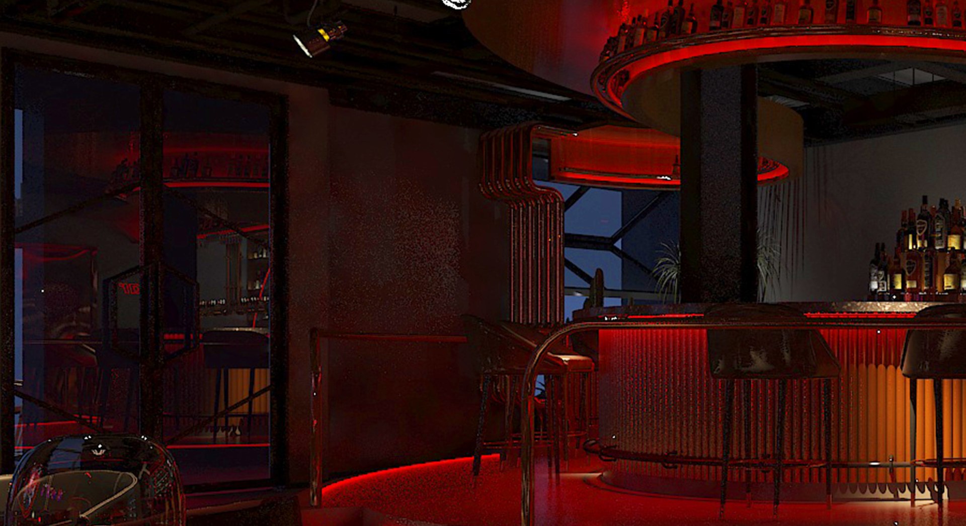 3D BarClub Lounge Model - TurboSquid 2032134