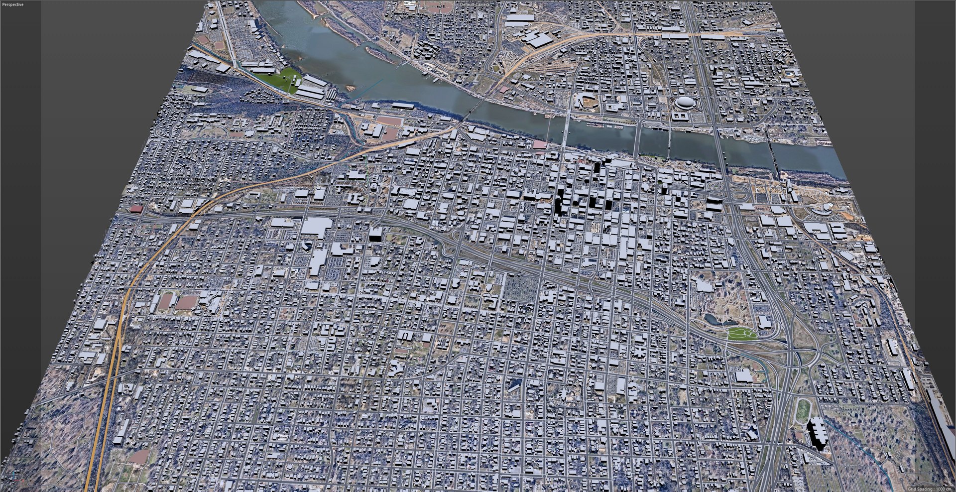 Little Rock Downtown Arkansas USA 3D - TurboSquid 1989280