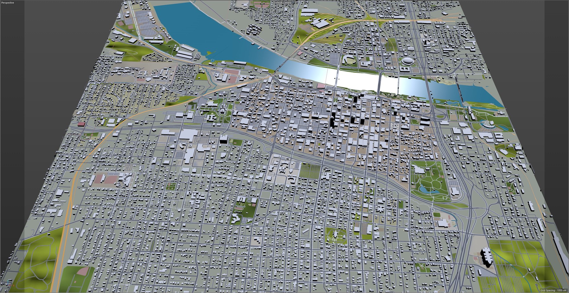 Little Rock Downtown Arkansas USA 3D - TurboSquid 1989280