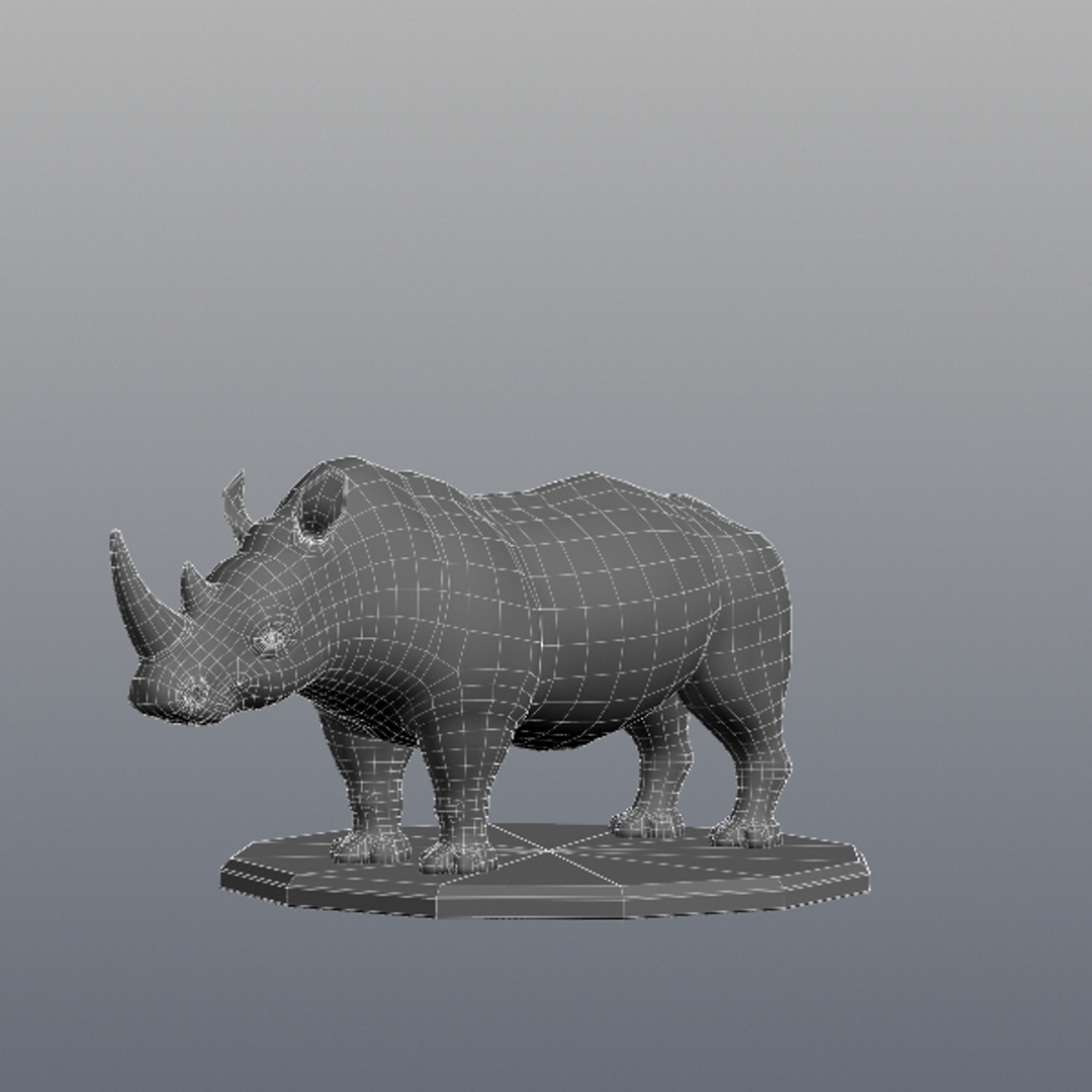 3d Rhino Model