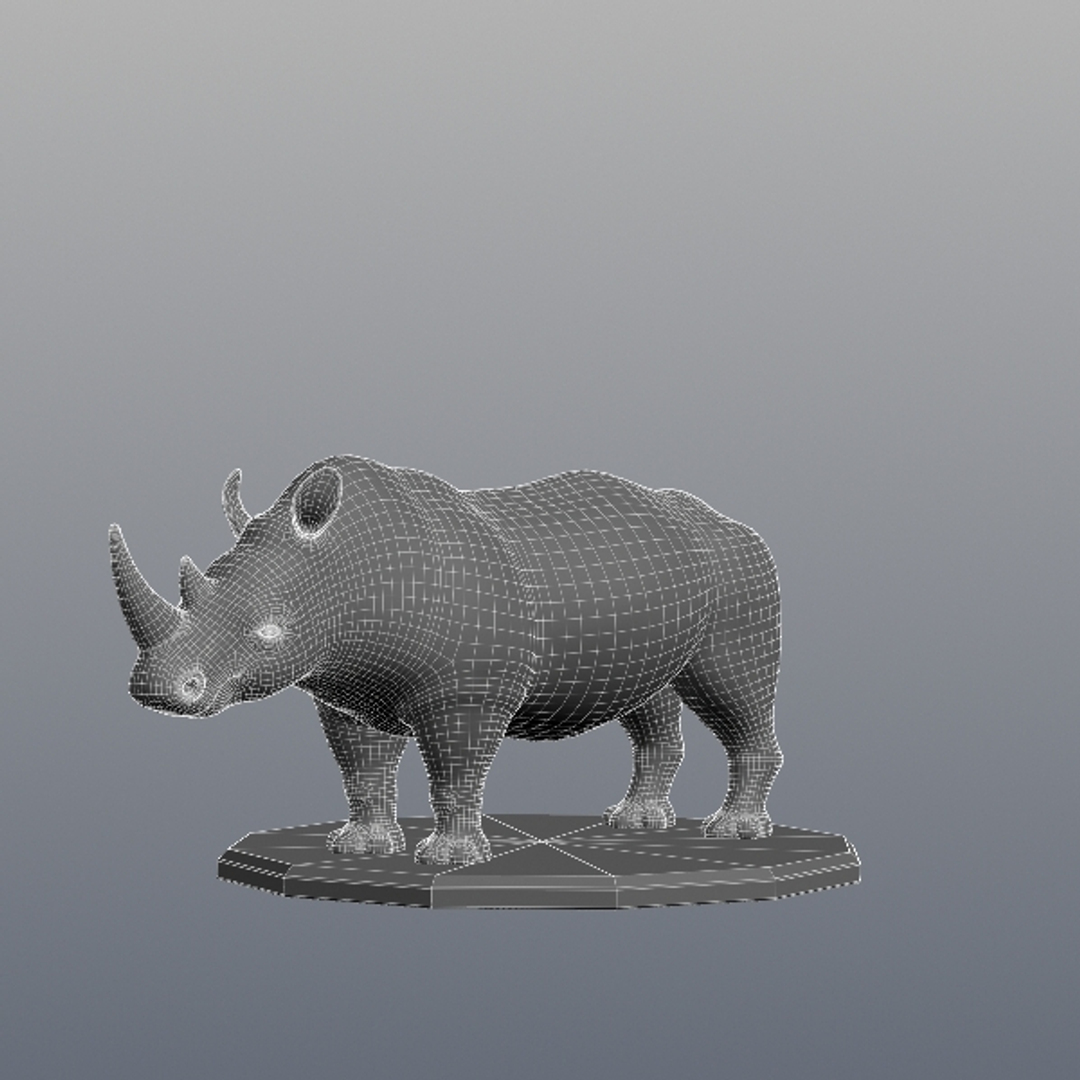 3d Rhino Model