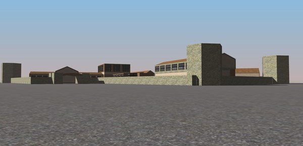 Low Poly Prison 3D Models for Download | TurboSquid