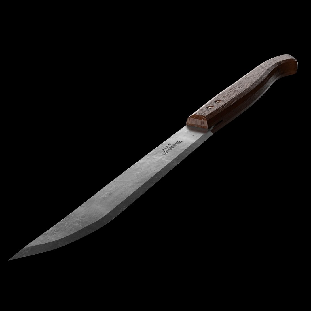 3D Kitchen Knife Model - TurboSquid 1703487