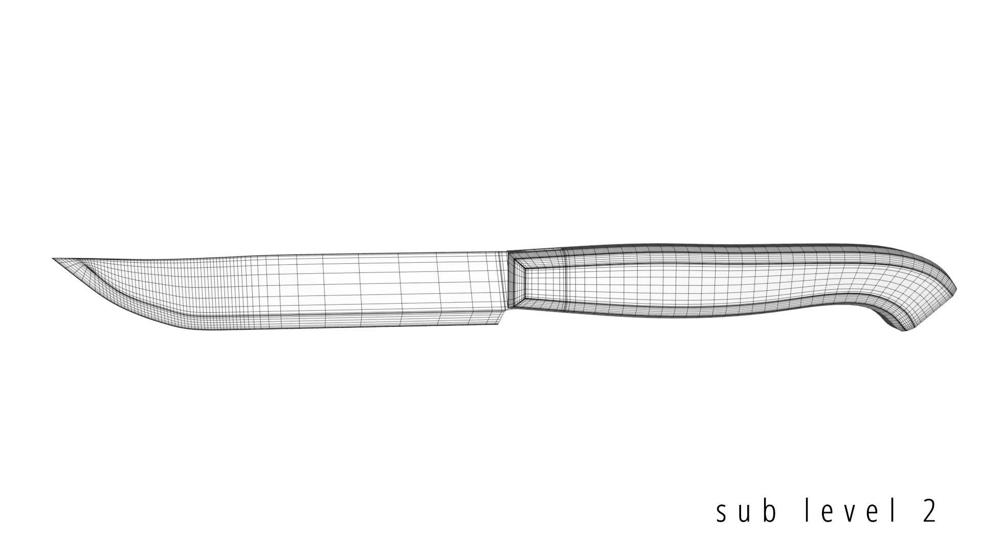 3D Kitchen Knife Model - TurboSquid 1703487