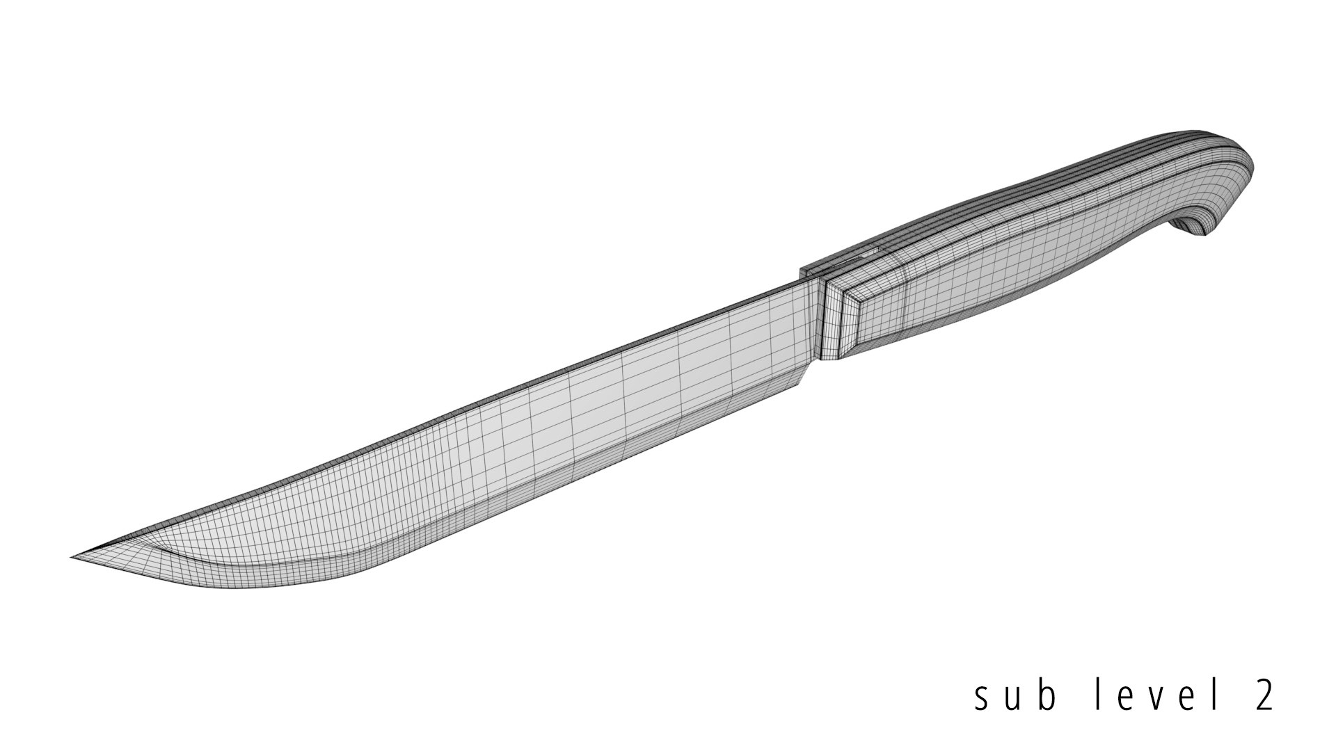3D Kitchen Knife Model - TurboSquid 1703487