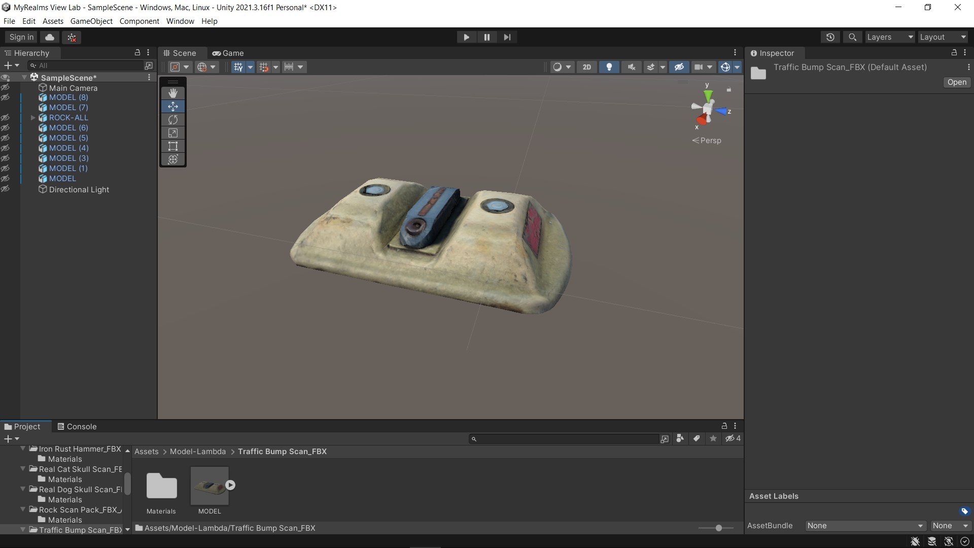 Traffic Bump Scan Model - TurboSquid 2077685