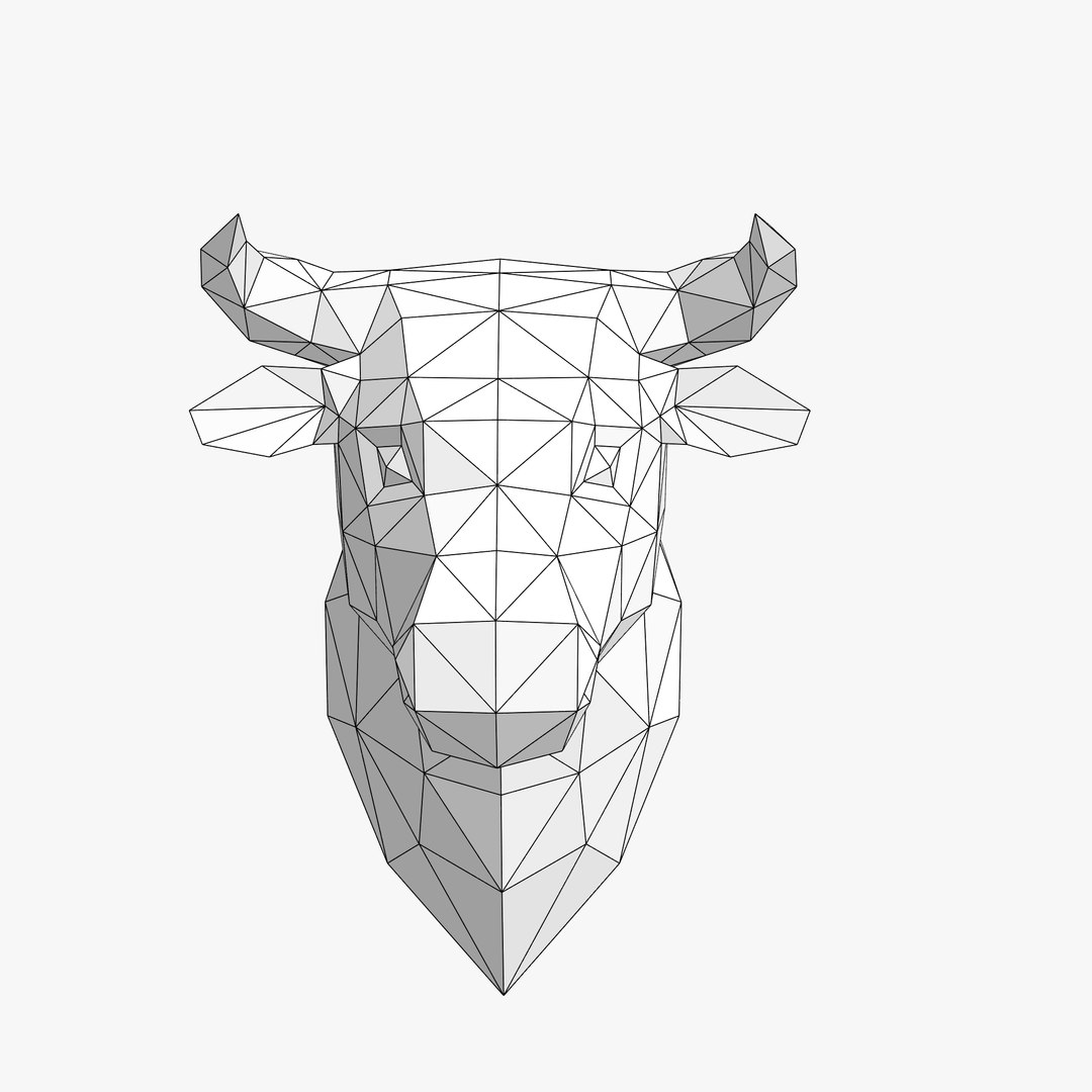 Cow Low Poly By Papercraft 3D Model - TurboSquid 1865551