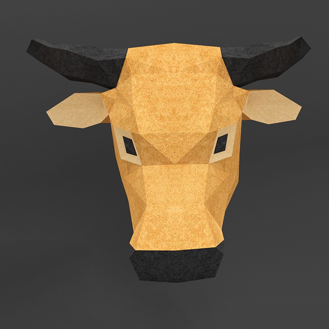 Cow Low Poly By Papercraft 3D Model - TurboSquid 1865551