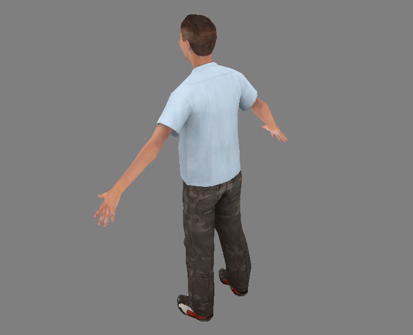 human male 3d model