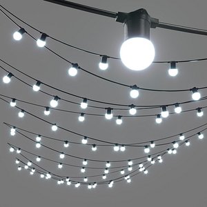 Stringed Lights 3D Models for Download | TurboSquid