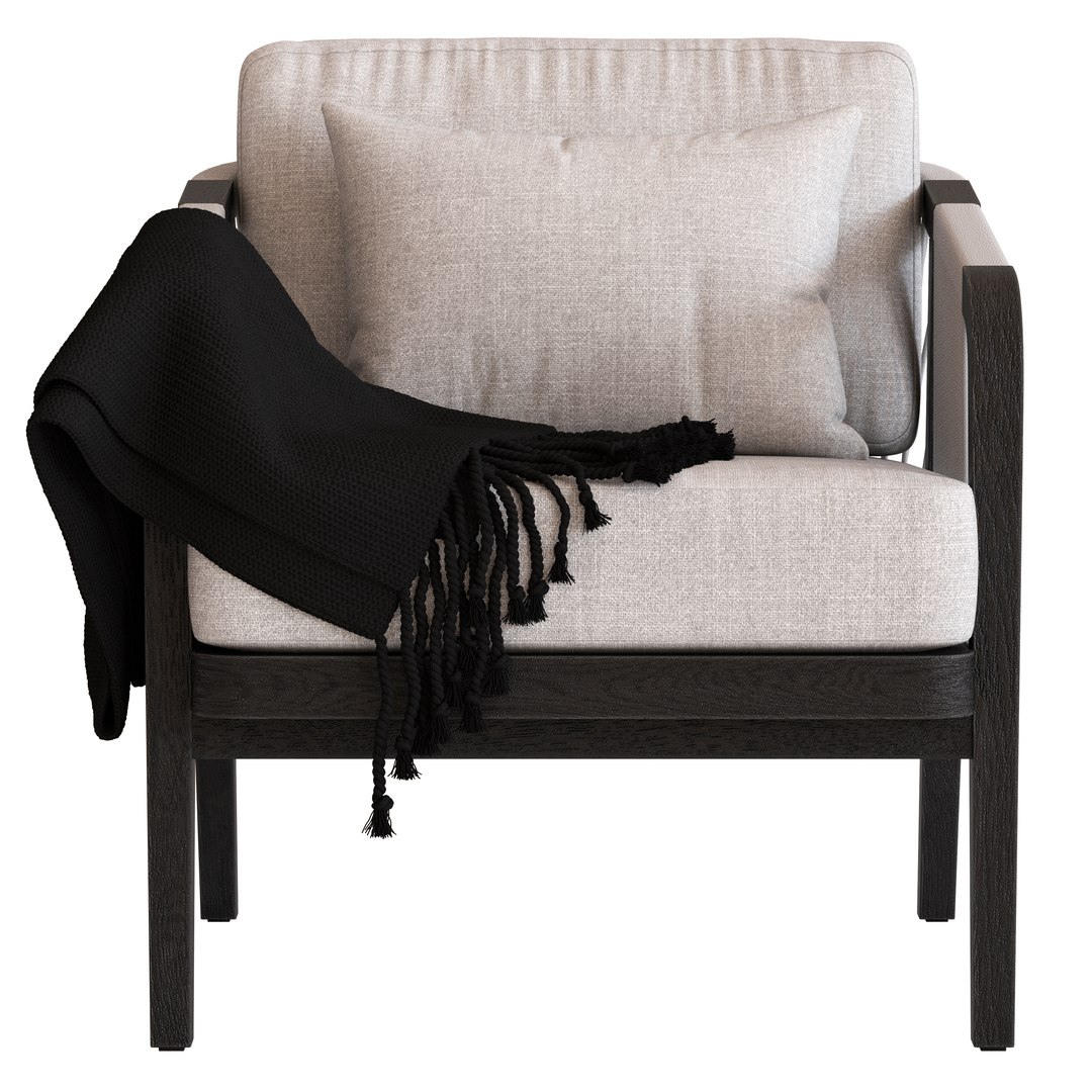 Coco Republic St Joseph Armchair Model - TurboSquid 2166942