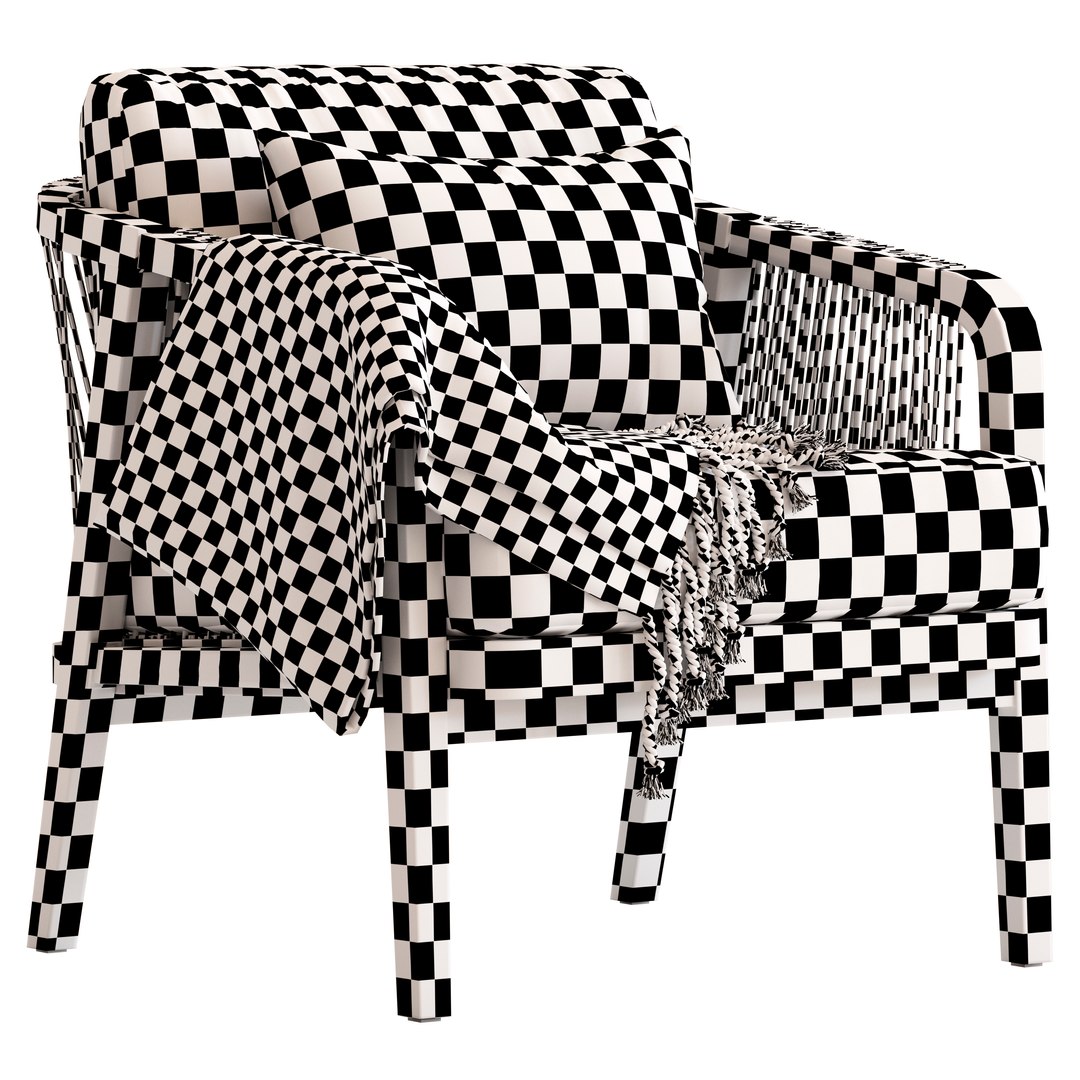 Coco Republic St Joseph Armchair Model - TurboSquid 2166942
