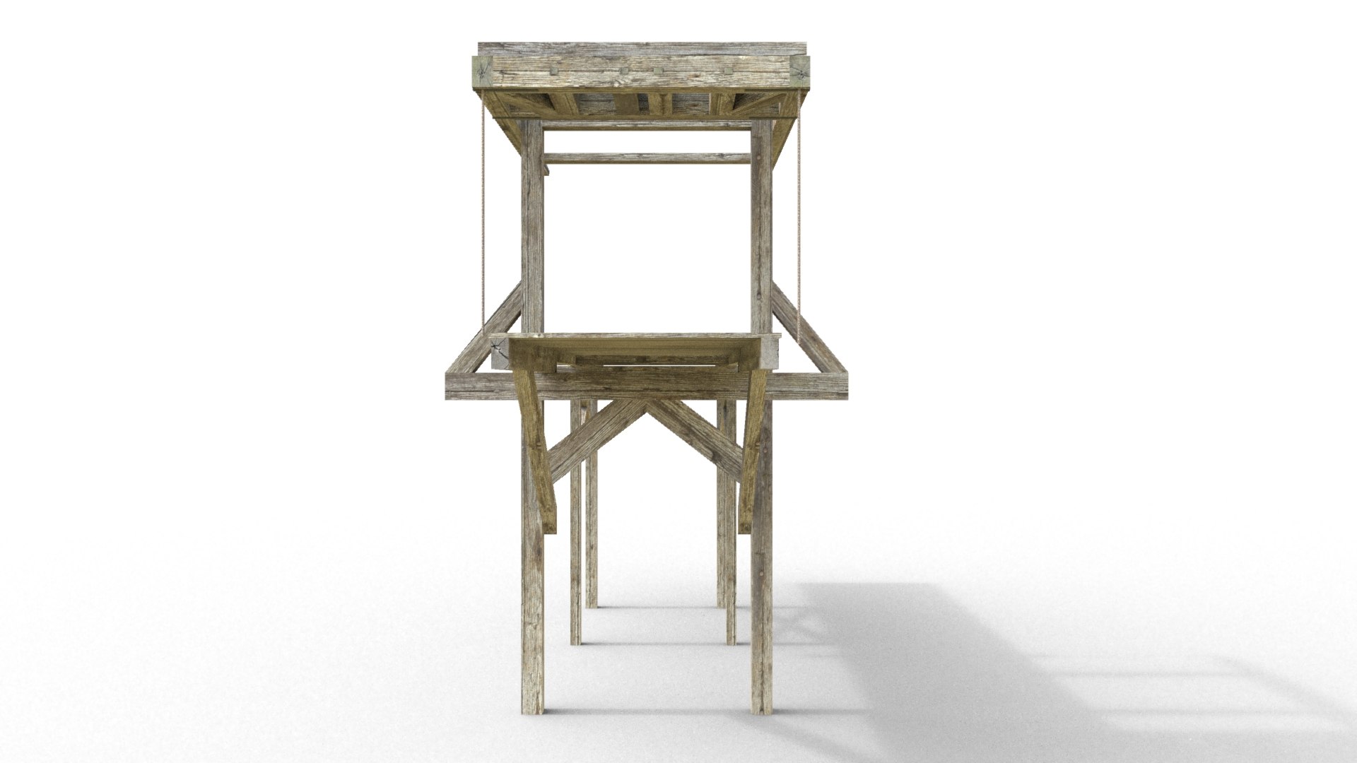 medieval drawbridge 3d model