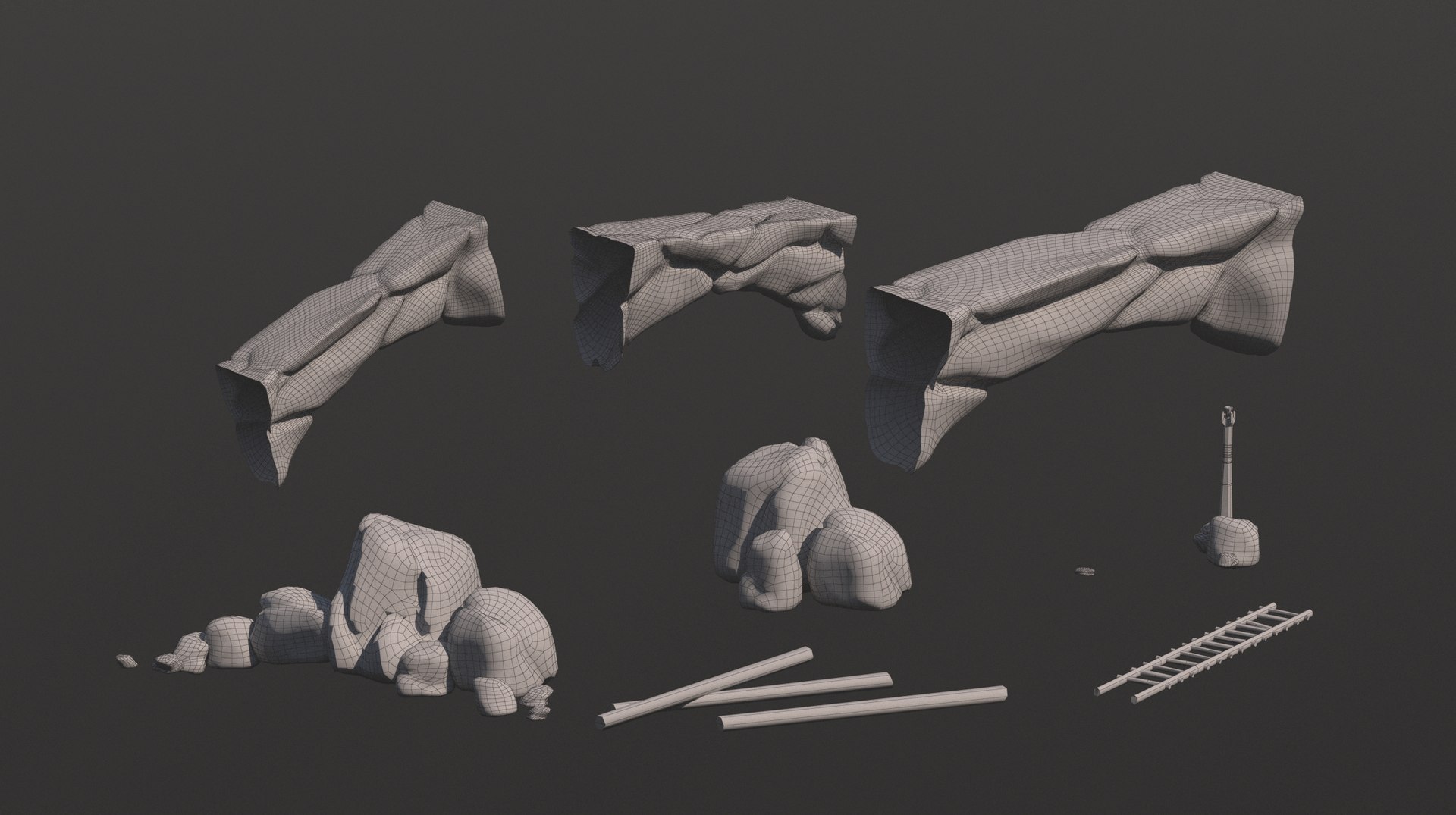 Cave Kitbash 3D Model - TurboSquid 2244891