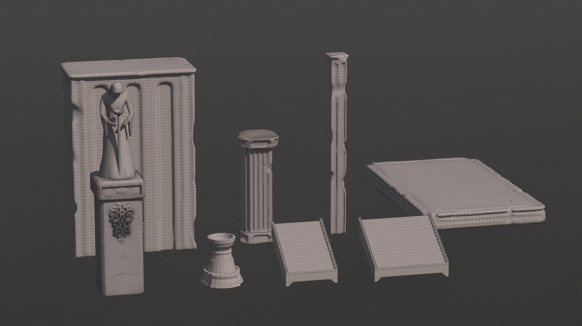 Cave Kitbash 3D Model - TurboSquid 2244891