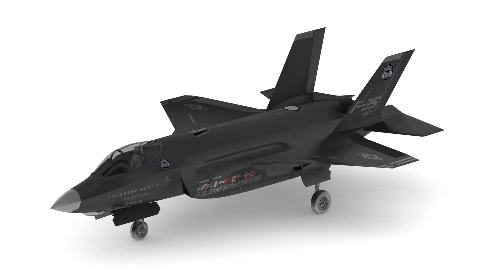 3D Model Lockheed Martin F-35 Lightning II PBR Realistic - TurboSquid ...