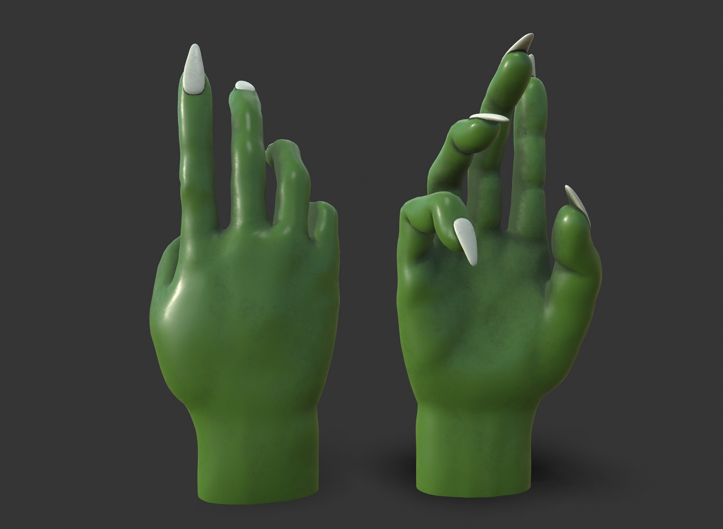 Cartoon Zombie Hand 3D Model - TurboSquid 1831516