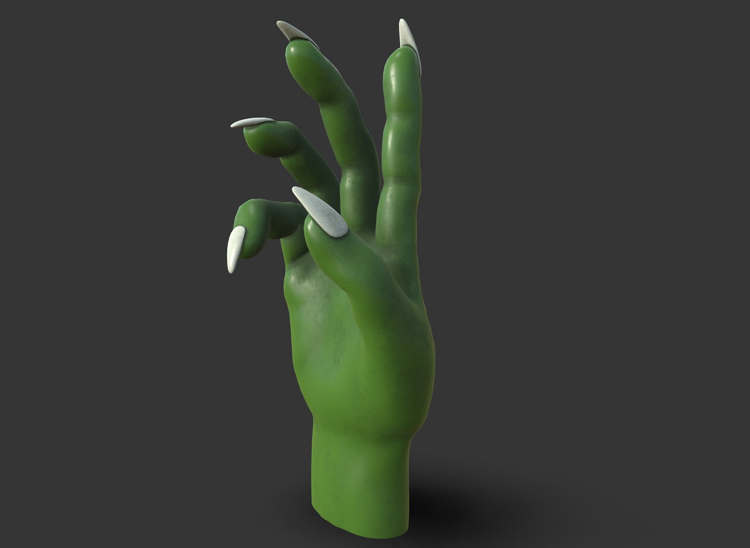 Cartoon Zombie Hand 3D Model - TurboSquid 1831516