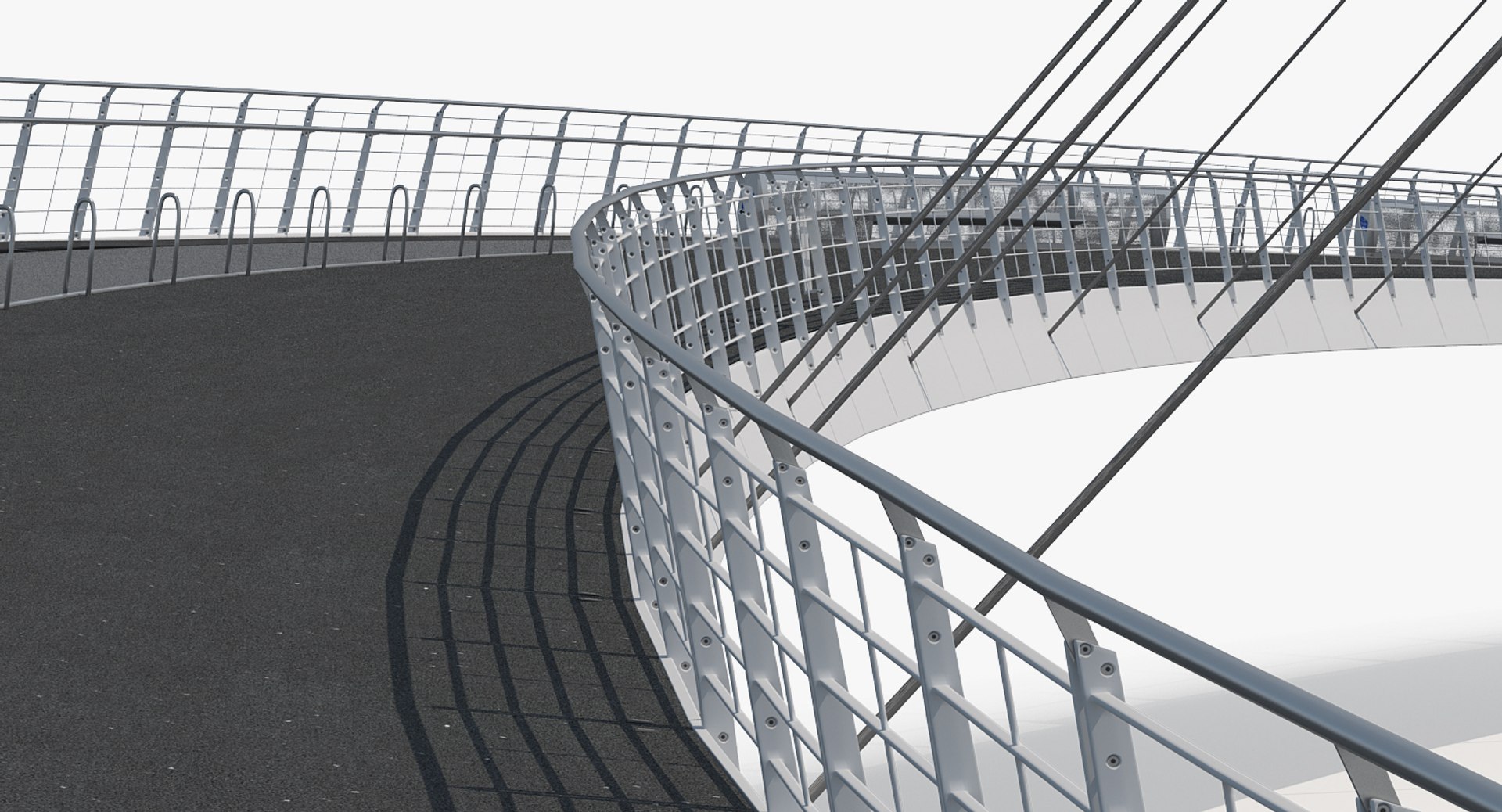 Gateshead Millennium Bridge 3d Model