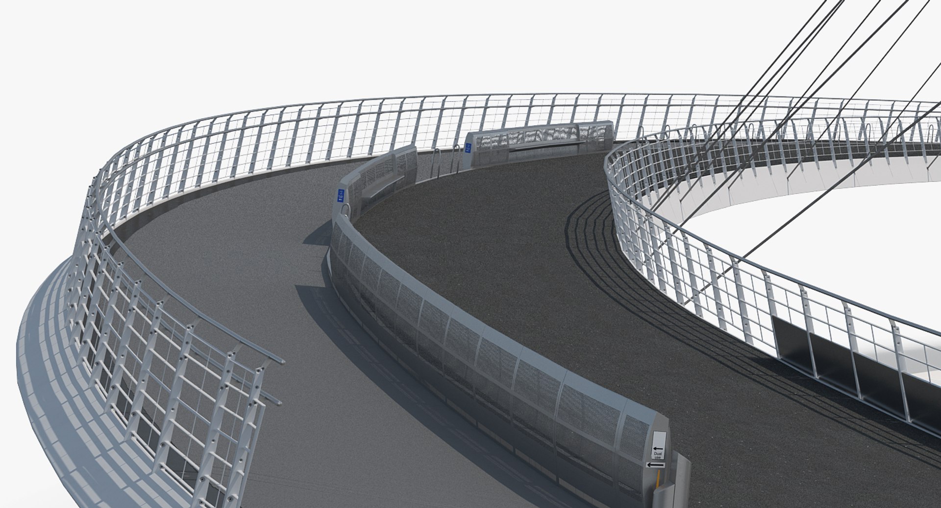 Gateshead Millennium Bridge 3d Model