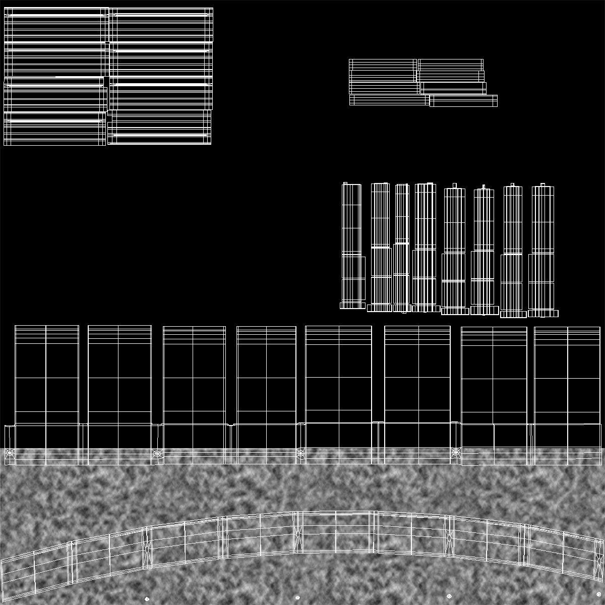 gateshead millennium bridge 3d model
