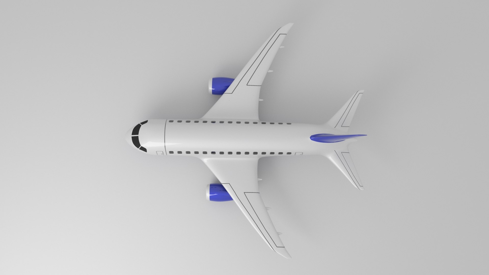 Toon Plane Model - TurboSquid 1354078