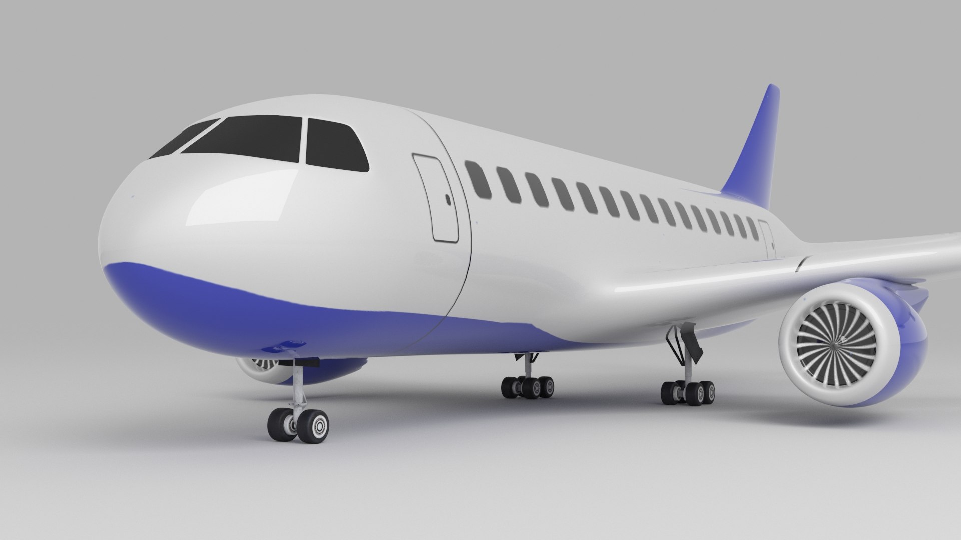 Toon Plane Model - TurboSquid 1354078