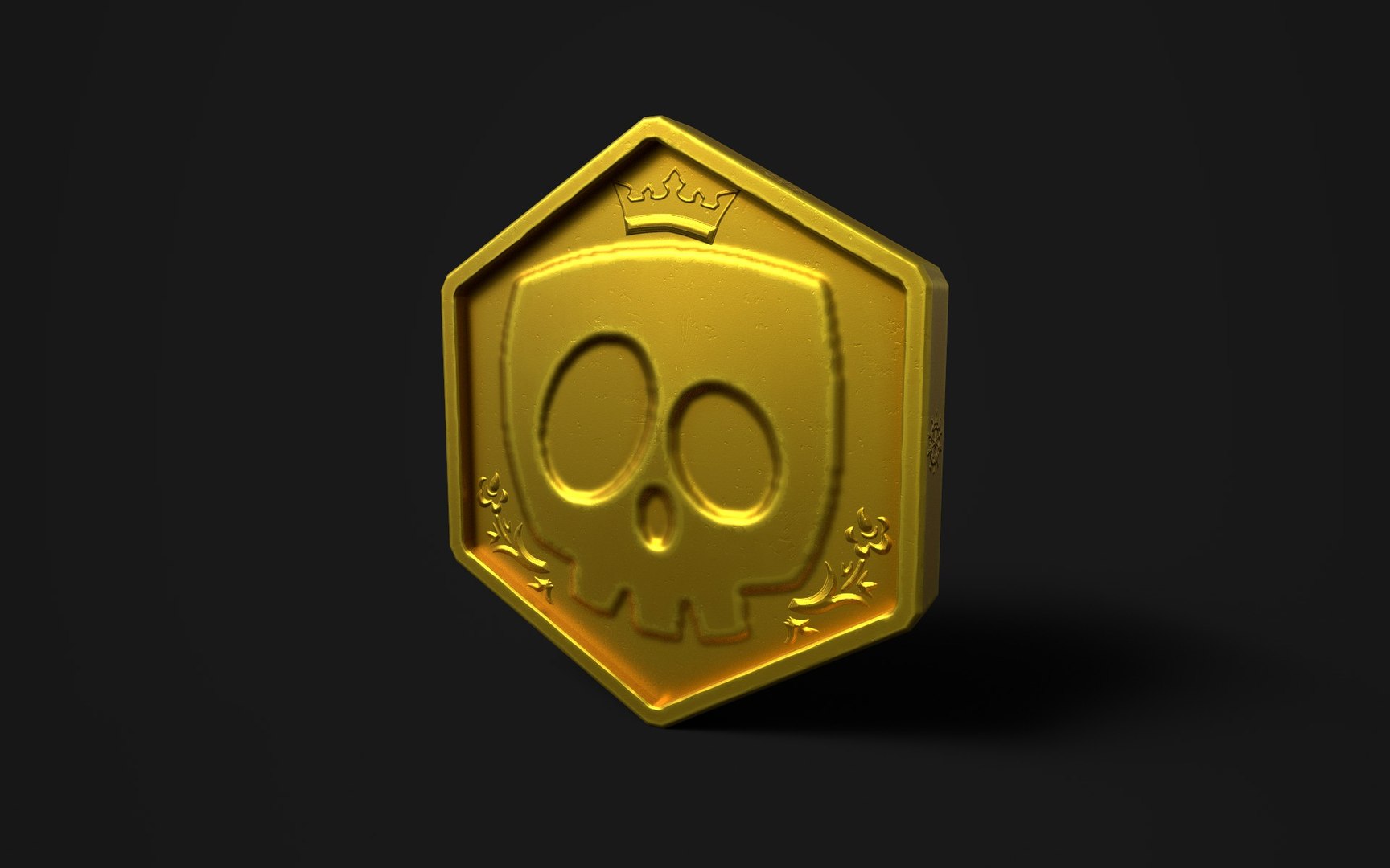 Stylized Golden Coins 3D Model - TurboSquid 1940601