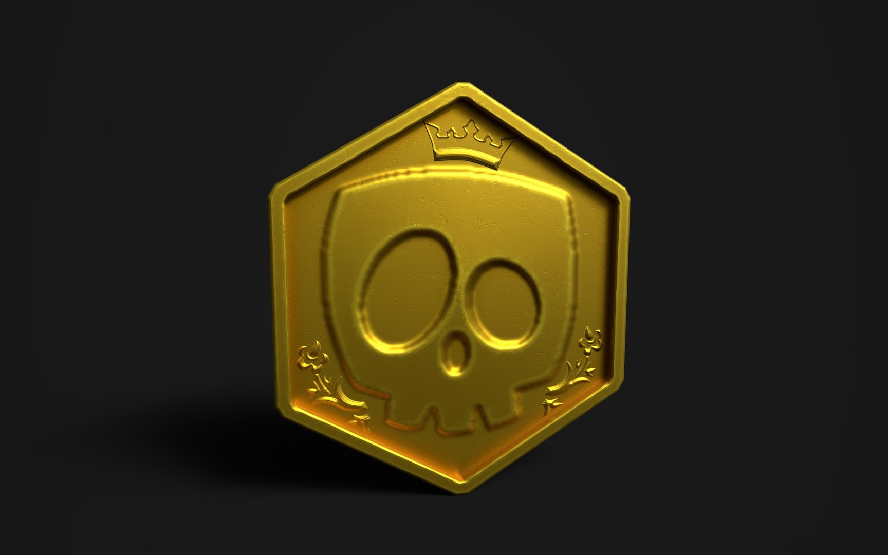 Stylized Golden Coins 3D Model - TurboSquid 1940601