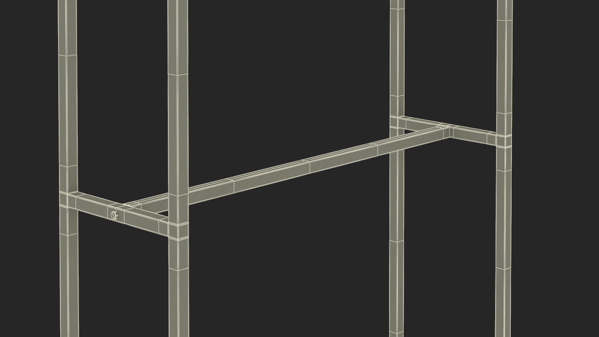 Double Coat Rack White 3D Model - TurboSquid 2247450