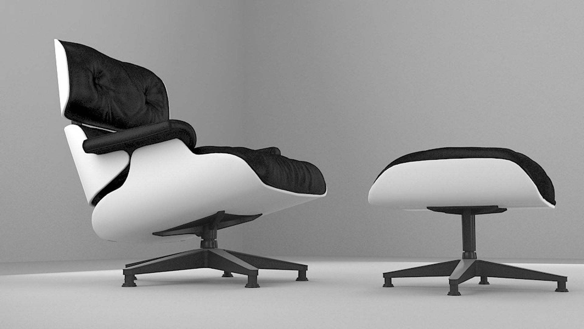 3d charles eames chair design