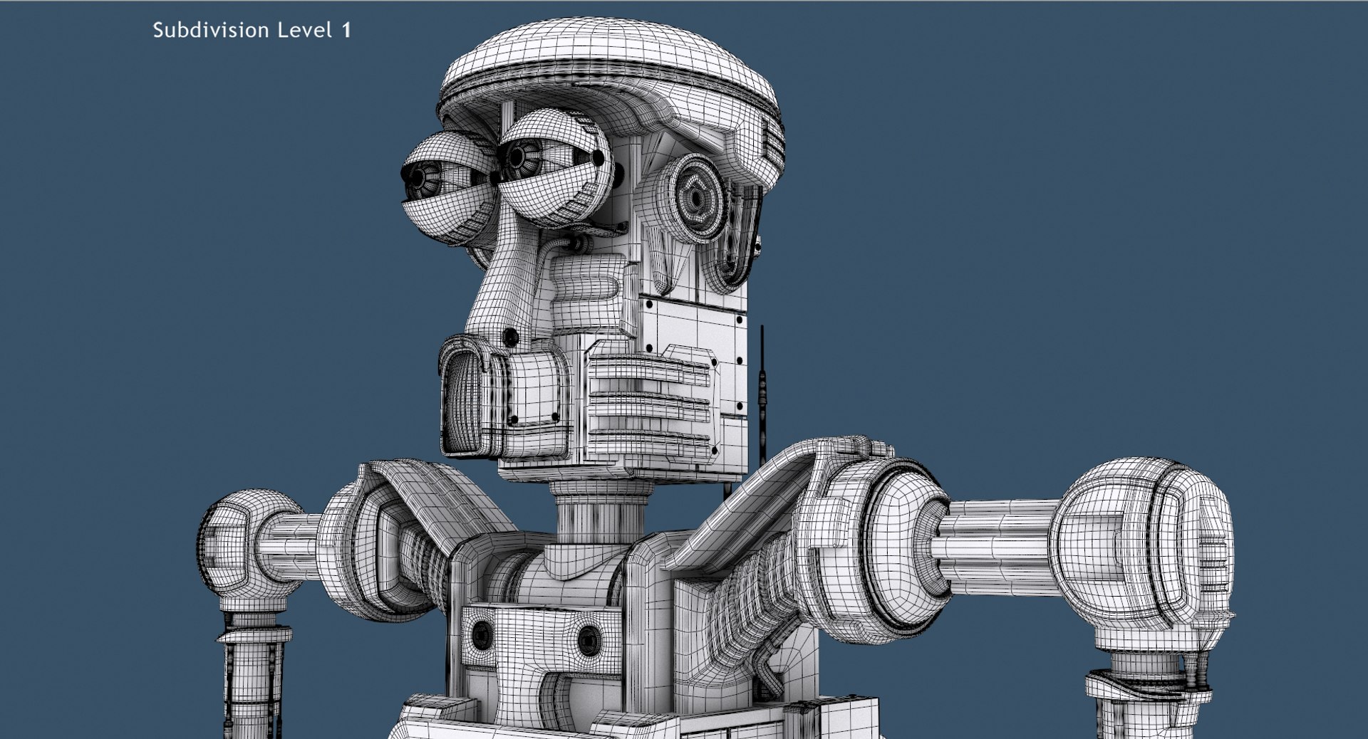 Robot - Red Loom 3d Model